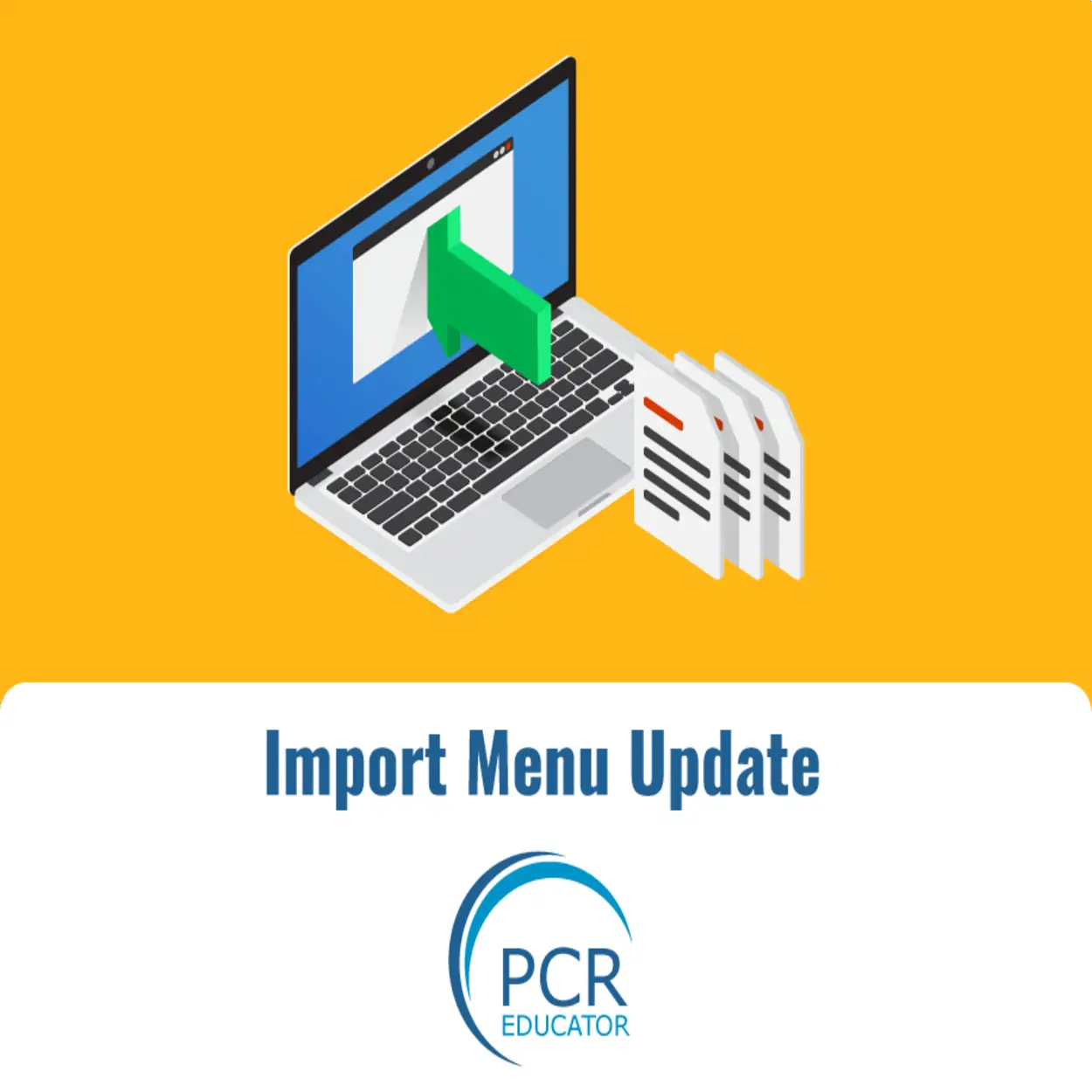 Import Menu Location Change